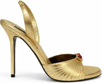 Roberto Cavalli Femme, Chaussures, Jaune, Taille: 38 EU Sandales &agrave; talons hauts