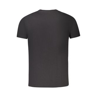 Timberland Logo-Embroidered Cotton T-Shirt - Black