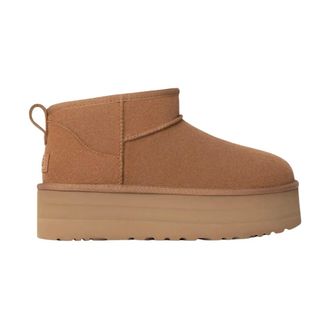 UGG Ugg, Femme, Chaussures, Brun, Taille: 41 EU Classic Ultra Mini Platform
