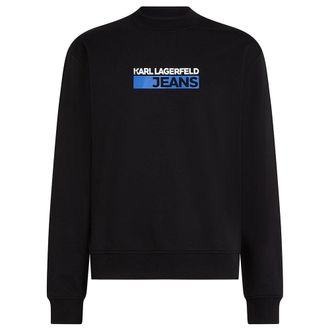 Karl Lagerfeld Karl Lagerfeld Jeans Regular Logo Sweat, Men, Black, Sweatshirt