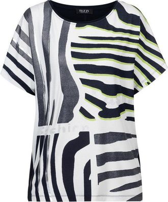 Tuzzi Nero T-Shirt mit Streifenmix