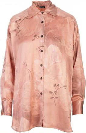 Kiton Femme, Blouses et Chemises, Rose, Taille: 34 FR Chemise &agrave; imprim&eacute; floral