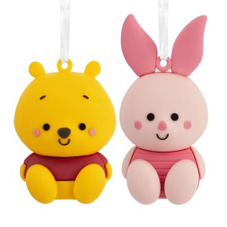 Hallmark Disney Winnie Puuh und Ferkel Better Together Magnetische Weihnachtsschmuck, 2er Set, bruchsicher