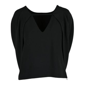 Alberta Ferretti Top mit Halbumhang - - Blouses & Shirts - Damen - Schwarzk - XL