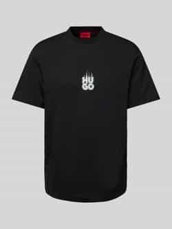 HUGO BOSS T-Shirt mit Label-Print Modell Dalsar