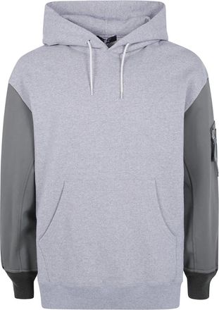 Comme Des Gar&ccedil;ons Homme, Sweatshirts et sweats &agrave; capuche, Gris, Taille: S SweaT-shirt &agrave; Manches Double Tissu