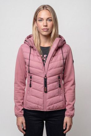 Alife And Kickin Sommerjacke Damen ZeliaAK A &Uuml;bergangsjacke, Jacke Gesteppte Front, verstellbare Kapuze, zwei Rei&szlig;verschlusstaschen