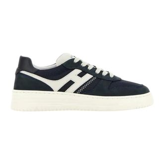 Hogan Homme, Chaussures, Bleu, Taille: 42 1/2 EU Baskets en polyester