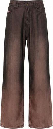 Diesel Femme, Pantalons, Brun, Taille: W26 Wide Pantalons