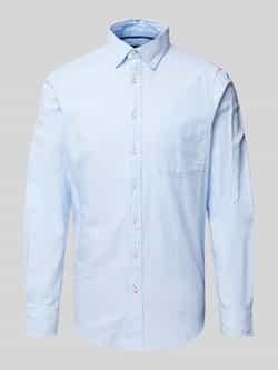 Christian Berg Freizeithemd mit Knopfleiste