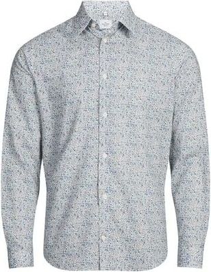Au Printemps Paris Chemise slim Hopico-S &agrave; motif en coton