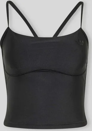 adidas Skinny Fit Sport-Top mit Logo-Detail