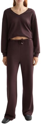 Scotch & Soda Damen Modal Sweater Sweatshirt, Chocolate Plum U290, XL