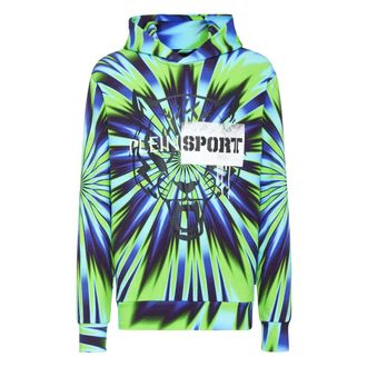 Plein Sport Tie-Dye Hoodie Sweatshirt Tiger - - Sport - Herren - Mehrfarbig - S