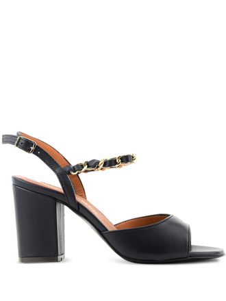 PAUL WARMER sandales Sara à talon - Noir