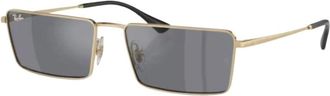 Ray-Ban unisex, Accessoires, Jaune, Taille: 56 MM Emy Lunettes de soleil