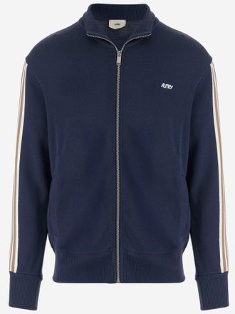 Autry Veste de m&eacute;lange de viscose Autry avec logo