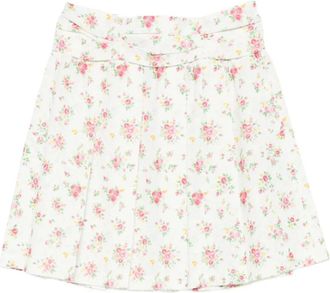 Shushu/Tong Shushu/Tong, Femme, Jupes, Blanc, Taille: 36 FR Jupe pliss&eacute;e trap&egrave;ze