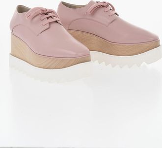 Stella McCartney Derby-Schuhe ELYSE aus Eco-Leder mit 9 cm Plateau-Sohle Stella McCartney