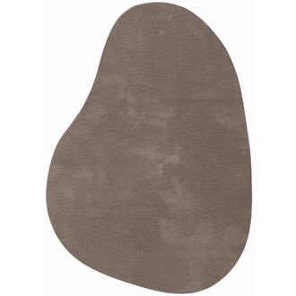 vidaXL Teppich Sandfarbe 140 x 200 cm Polyester Vidaxl