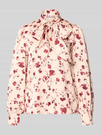 Christian Berg Regular Fit Schluppenbluse im Allover-Look