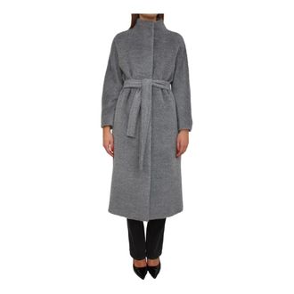 Max Mara Femme, Manteaux, Gris, Taille: 44 FR Manteau Ferito