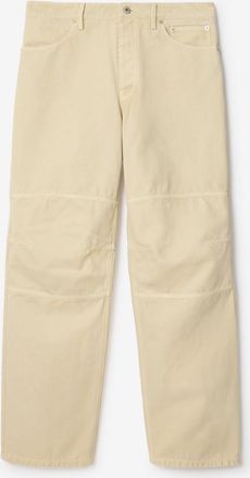 Burberry Pantalon workwear en toile de coton, Size: 46