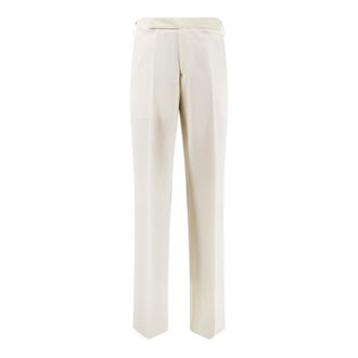 Lardini Homme, Pantalons, Blanc, Taille: XL Pantalon en pure laine vierge