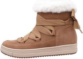 Geox Girls J Rebecca WPF Ankle Boot, Whisky Brown, 3.5 UK Child