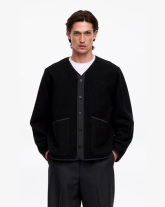 Arket Wool Liner-Jacke -Schwarz