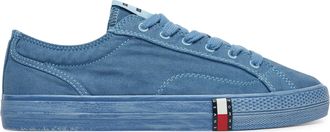 Tommy Jeans Sneakers aus Stoff Tommy Jeans Archive Vulc Y2K Washed Canvas EN0EN02957 Blau