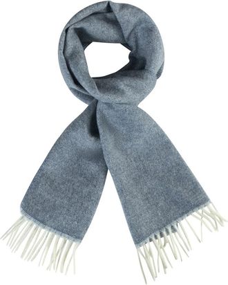 Dante Doubleface-Schal aus Kaschmir mit Fransen in