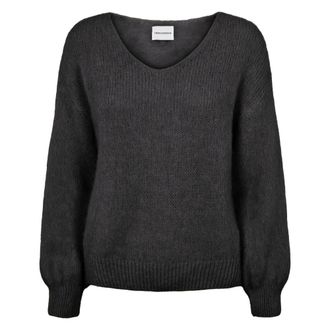 Americandreams Americandreams, Femme, Pulls, Noir, Taille: 38 FR Milana LS Alpaca Pullover