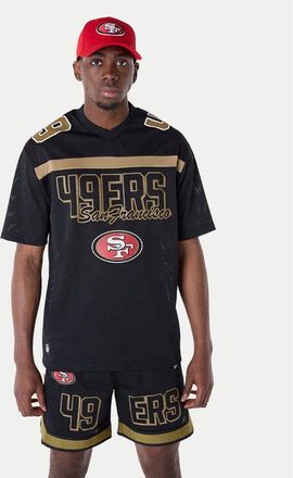 New Era New Era T-Shirt Saf49E Mesh Graphic Jersey 60596390 Schwarz Regular Fit