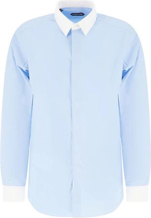 Tom Ford Langarmhemd - - Shirts - Herren - Blau - XL