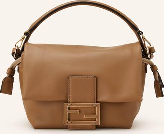Fendi Schultertasche Mamma Baguette Small beige