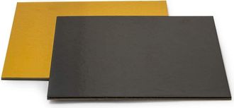 Decora TORTENPLATTE GOLD/SCHWARZ 32X32x0,2CM