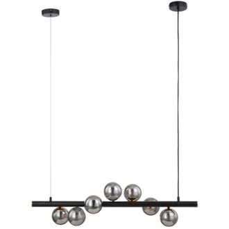 Lucande Suspension en verre &agrave; intensit&eacute; variable Diborah en verre pour salon & salle &agrave; manger