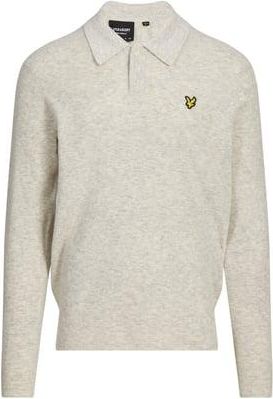 Lyle & Scott Pull polo en laine vierge mélangée