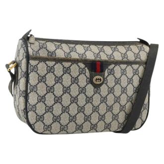 Gucci Sac bandouli&egrave;re GG Canvas Vintage Pre-owned - Femme - Pre-owned - Bleu - Taille: ONE Size