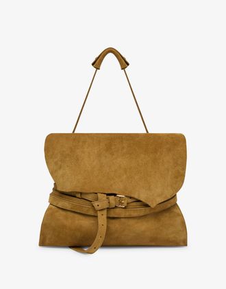 Moschino Mittlere Handtasche Moschino Tie Me - Leder