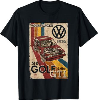 Volkswagen Golf GTI MK1, Retrokunst, 1976 T-Shirt