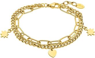 Lotus Style Armband für Damen aus Edelstahl in der Farbe Gold, Länge: 20 cm, LS2313-2/2