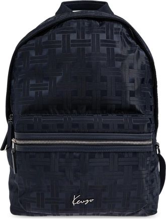 Kenzo Homme, Sacs, Bleu, Taille: ONE Size Mura Backpack