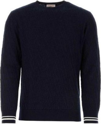 Valentino Garavani Homme, Pulls, Bleu, Taille: S Maglia