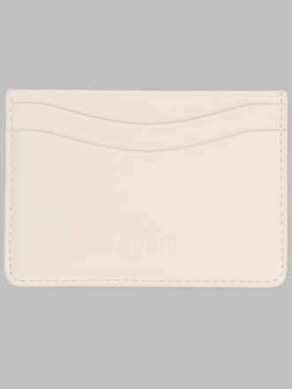 Ganni Bou Card Case - Ivory
