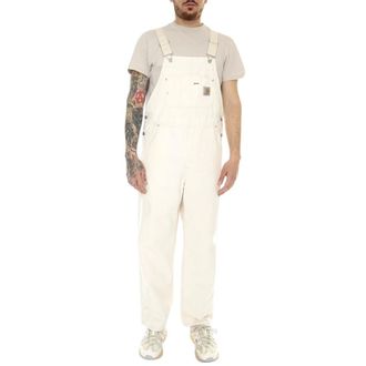 Carhartt Work in Progress Homme, Combinaisons et Ensembles, Beige, Taille: W26 L30 Wesley Salopette