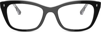 Ray-Ban Klassische Cat-Eye-Brille - Schwarz