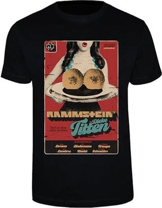 Rammstein T-Shirt Dicke Titten, 3XL, Produit Officiel du Groupe
