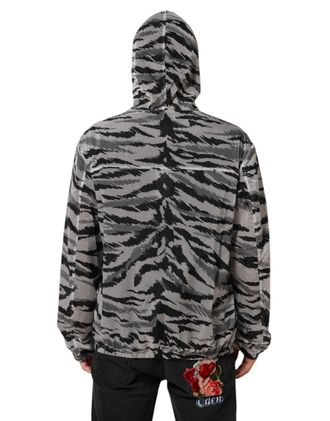 Dolce & Gabbana Tiger Camouflage Hooded Jacket - Gray